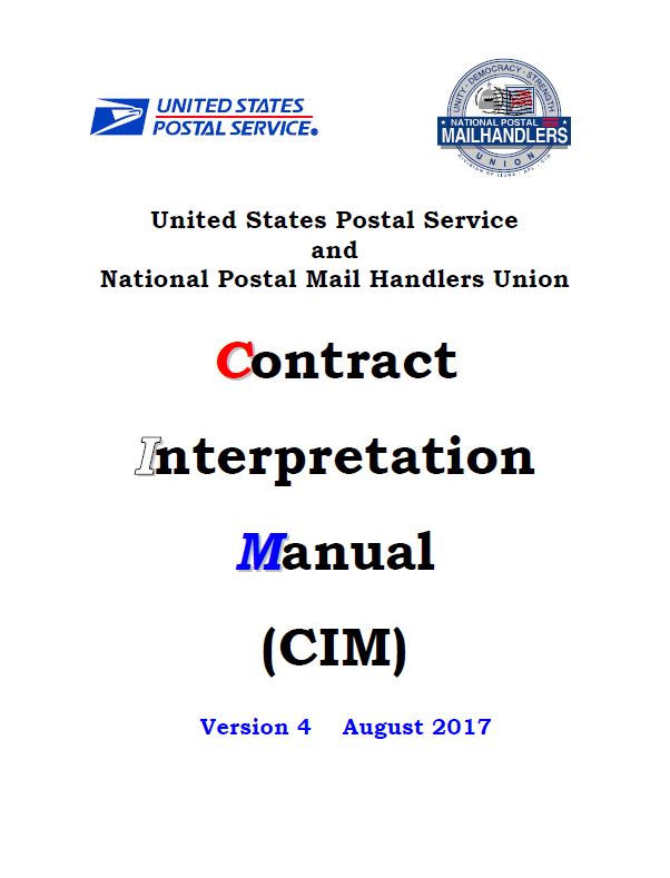 NPMHU and USPS Finalize Contract Interpretation Manual | National ...